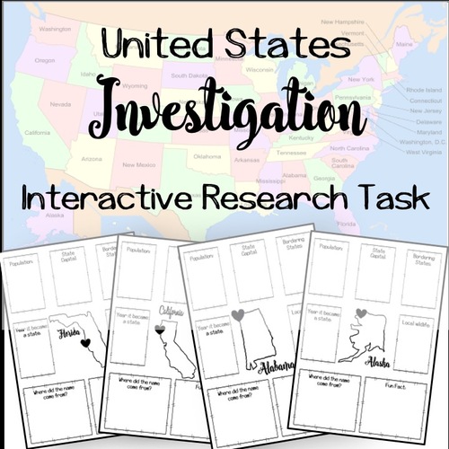 50 States Investigation Video Preview by CeeZee's Classroom | TpT