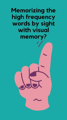Orthographic Mapping of High Frequency Sight Words by Word Family