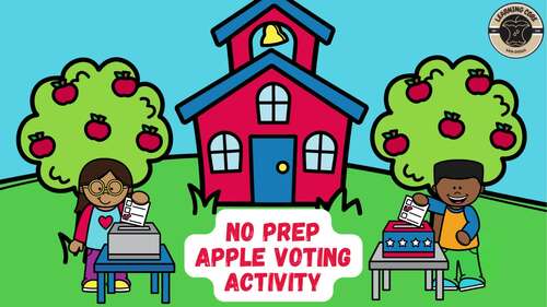 Favorite Apples Voting Activity for UTK, Pre-K, TK, Kindergarten