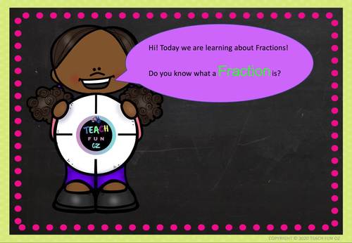 Fractions Digital Slideshow Year 3 third grade Maths Lessons 62 Slides