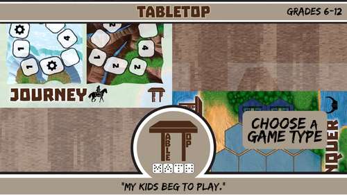 TableTop Math -- GEOMETRY CURRICULUM BUNDLE -- 8+ Geometry Games