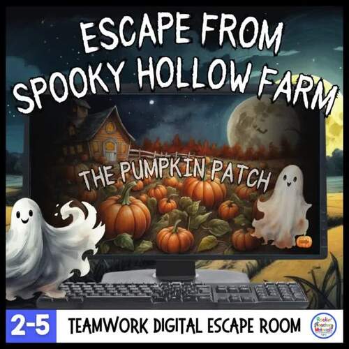 Halloween | Digital Escape Room Bundle | Teamwork Puzzle Escape Games ...