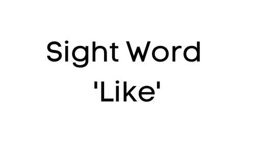 Sight Word 'Like', Vegetables, Vocabulary, Video/Ebook | TPT
