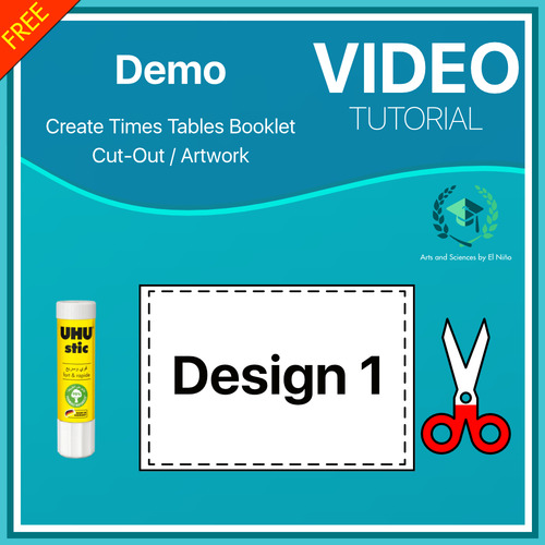 Demonstration: Make The Times Tables Booklet -- Design 1 | TPT