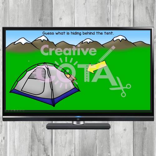 Camping Visual Perceptual Skills No Prep Writing Prompts With Pictures ...