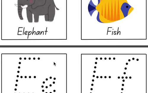 Alphabet Cards/ Posters - With Canva Template Link | TPT