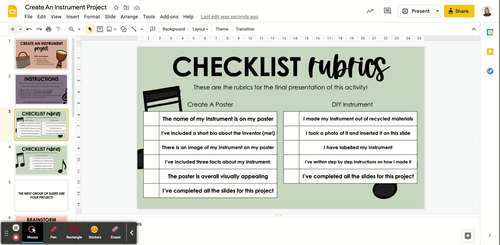 Create An Instrument for Google Slides™ | Distance Learning by ...