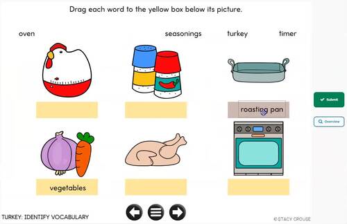 Thanksgiving Sequencing Speech Therapy Language Activities Digital Boom ...