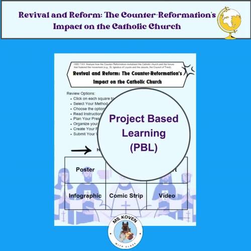 HSS 7.9.5 Counter-Reformation and Catholic Revival PBL Choice Board