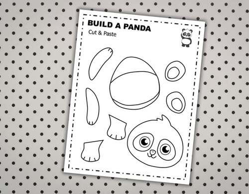Panda Craft Templet | Cut and Paste | Zoo Animal Craft | Wild Animal ...
