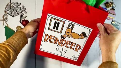 Reindeer Day PreK Activities - Preschool Christmas Activities | TPT