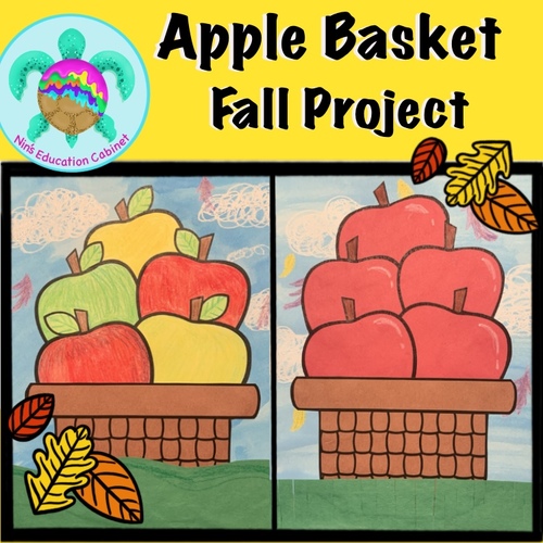 Easy Apple Basket Project for Fall by Nin's Education Cabinet | TPT