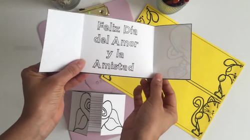Spanish Valentine's Day Cards | Día del Amor y la Amistad | Tarjetas