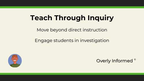 Evolution Inquiry-Based Lesson Workshop & Activity by Overly Informed