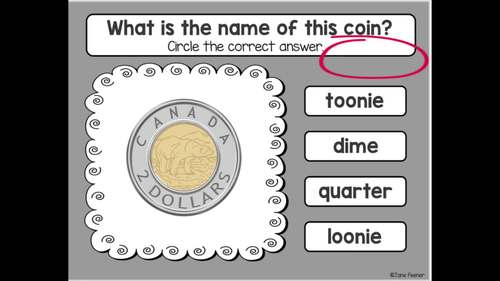 Canadian Coins Digital Activity | Google Slides | Grades 1-3 Coin ...