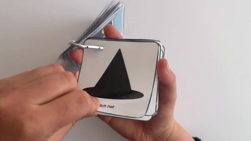 Halloween Lanyard Visuals for Communication Non Verbal | Halloween AAC