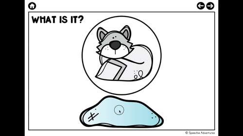 Polar Animals Language Unit Boom Cards by Speechie Adventures | TPT