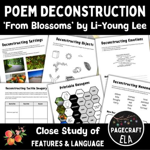Poem Deconstruction of From Blossoms by Li-Young Lee | Pre-Reading