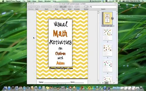 Foundational Visual Math Activities {Numbers 1-10} by The Autism Helper