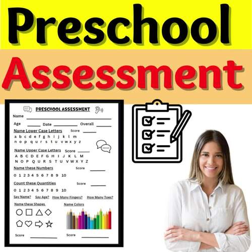 Preschool Assessment Report Card Resource Pre School by IncredibleDesigns