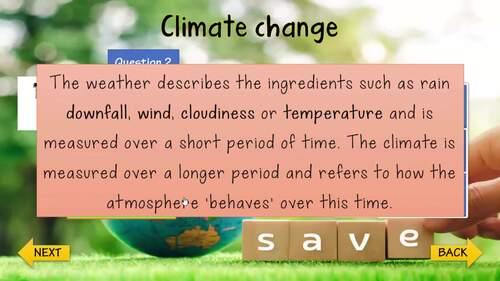 Earth Day Activity: Climate Change Quiz Game | Interactive PowerPoint ...