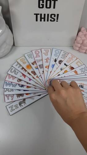 On-the-Go Alphabet Phonics Strips | Beginning Sounds Activity | | TPT