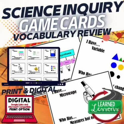Cells Game Cards, Test Prep, Life Science Vocabulary Review | TPT