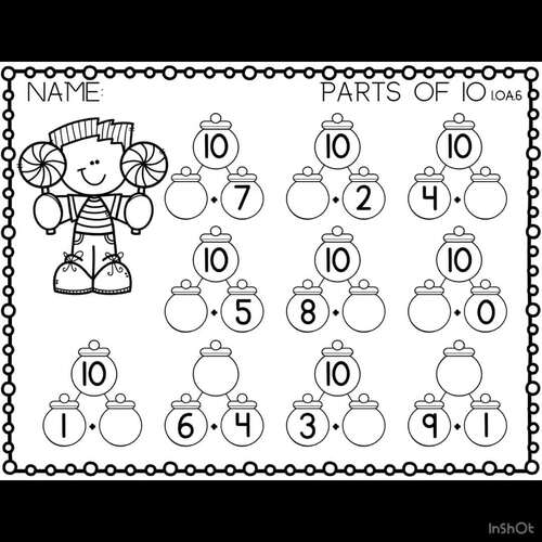 1st Grade Number Bonds Addition and Subtraction Fact Families ...
