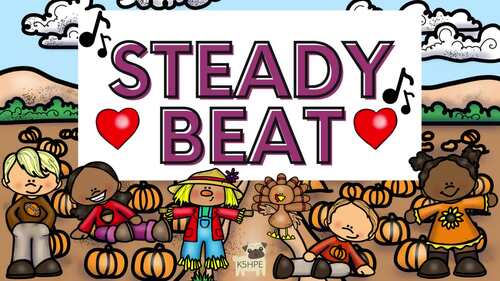 Rhythm Play Along Fall Pumpkin Patch, Music Flash Cards, Steady Beat ...