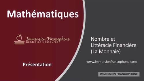 FRENCH IMMERSION: FINANCIAL LITERACY: CANADIAN MONEY by Immersion ...