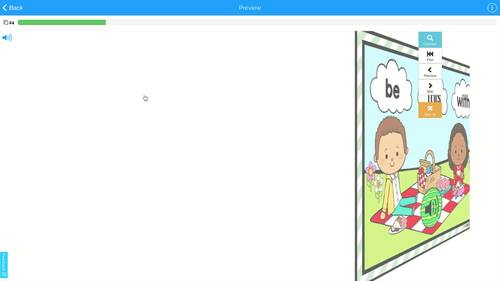 Picnic Sight Words - Boom Cards - Distance Learning by Bethany Gardner