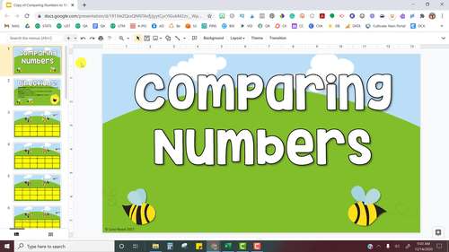 Comparing Numbers Up to 100,000 Digital Google Slides Activity | TpT