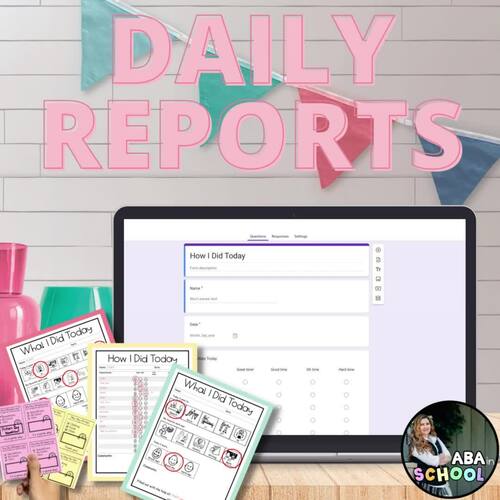 Daily Communication Sheet Special Education - Behavior Data Tracking Sheets