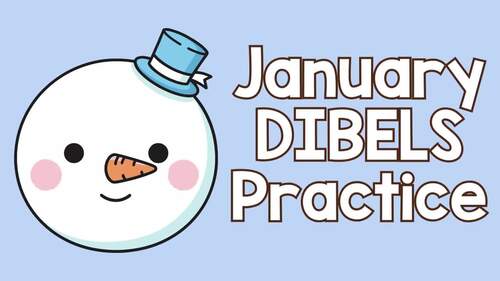 1st Grade DIBELS Daily Review Practice Slide LNF PSF NWF ORF Vocab Oral ...