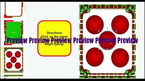 Christmas/Winter Themed Printable & Digital Writing Paper by K's ...