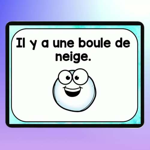 Lis et Bouge l'hiver | French Winter Reading Activity | TPT