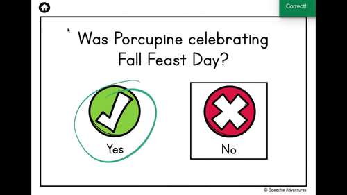 Porcupine's Pie Book Companion Boom Cards™ by Speechie Adventures