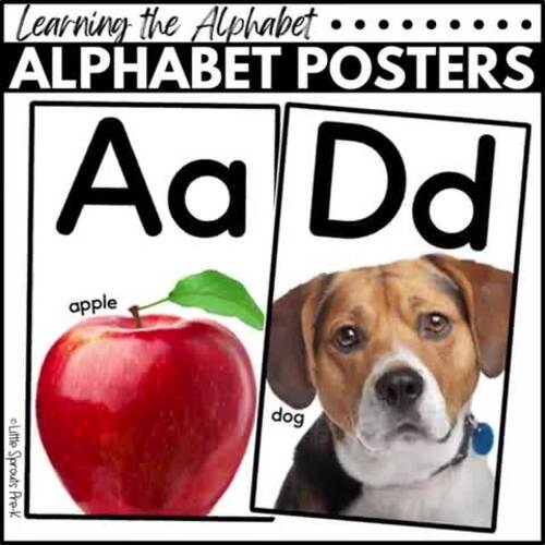 Alphabet Posters with Real Pictures | Alphabet Phonics-based Classroom ...