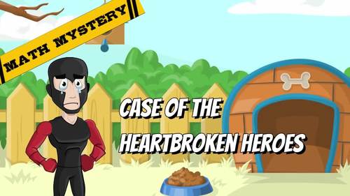 Valentine's Day CSI Digital Math Mystery Game - Distance Learning