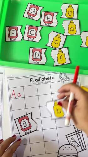 El Alfabeto Centro de Aprendizaje en Verano - Spanish Alphabet Learning ...