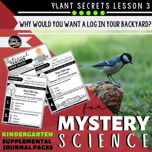 Mystery Science Kindergarten SUPPLEMENT Plant Secrets Lesson 3 Plant Needs
