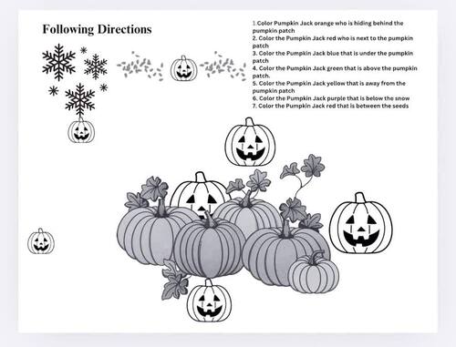 Pumpkin Jack Book Companion | Speech Therapy Language Activities