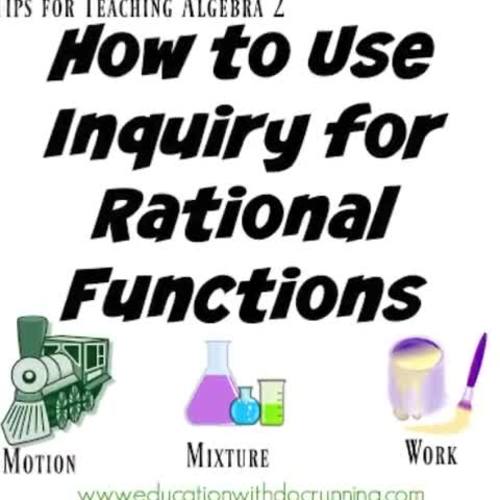 Rational Functions Activity Work Motion Mixture Puzzle | TPT