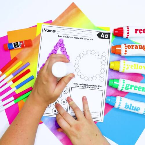 Fine Motor Alphabet Handwriting Practice Worksheets | Hands-On Letter ...