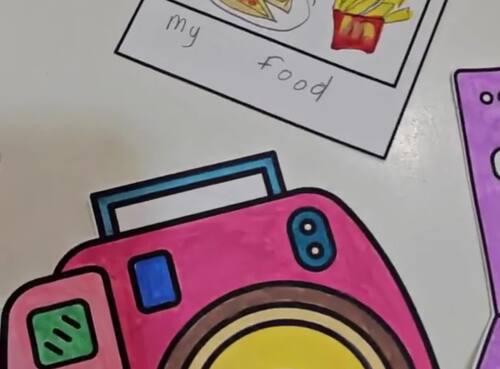 Paper Camera Crafts, End of the Year, Back to School, About Me, Draw ...