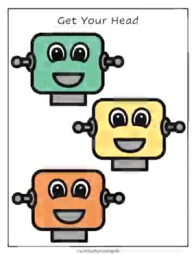 Build a Robot Dice and Coloring Game by Momtastic Moments | TPT