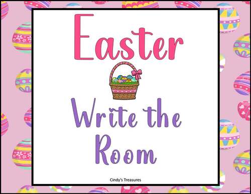 Easter Write the Room Activity by Cindy's Treasures | TPT