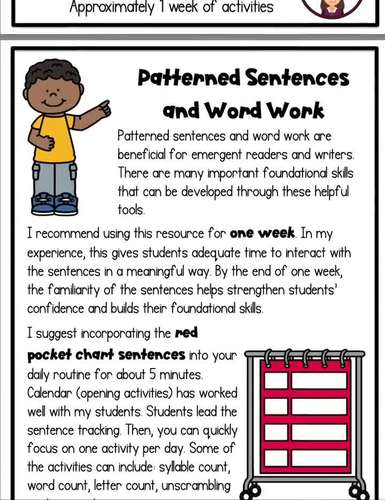 Sight Word Sentences in Spanish- Oraciones en patrón- El clima | TPT