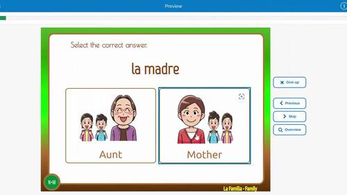 Spanish Boom Cards: La Familia (Extended Family Members Vocabulary) by ...