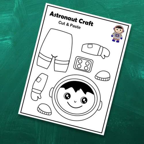 Space Explorer Astronaut Craft | Outer Space & Astronaut Day | Cut ...